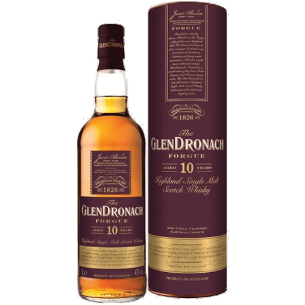 格蘭多納 10年福格谷單一麥芽威士忌1000ML GlenDronach 10 Years Forgue Single Malt Scotch ...