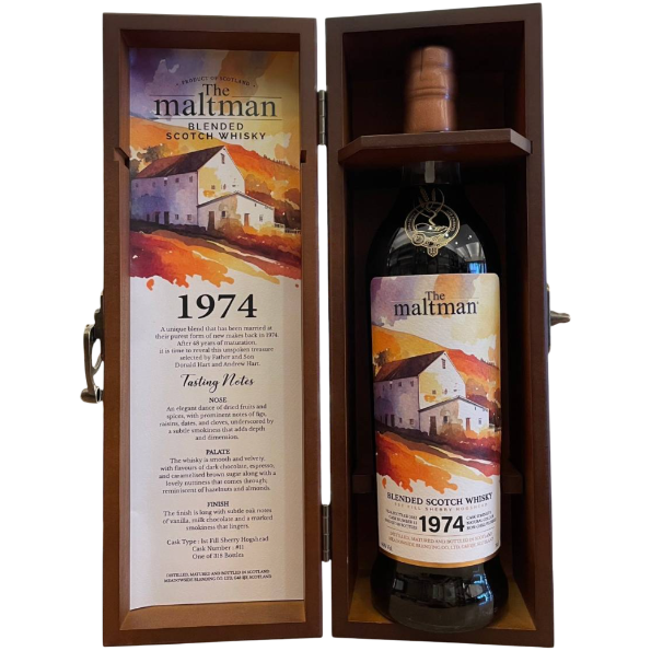The Maltman 1974 48年調合雪莉單桶原酒 The Maltman 1974 - 產品介紹 - 宸瀧菸酒量販｜提供紅酒、威士忌 ...